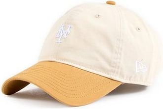 New Era Casquette bi-colore &agrave; logo brod&eacute; en coton