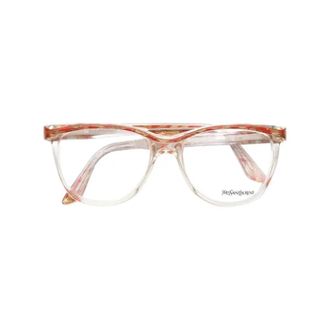Saint Laurent Pre-owned Acetat sonnenbrillen - - Pre-owned - Damen - Orange - ONE SIZE