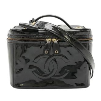 Chanel Pre-owned Vanity Bag Lackleder Schwarz - - Pre-owned - Damen - Schwarzk - ONE SIZE