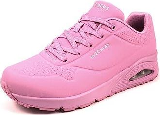 Skechers Femme UNO Stand on AIR Basket, Maille Durabuck Rose, 38.5 EU
