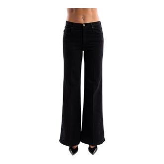 People (+) People - Emilia Wide Jeans - Femme - Jeans - Noir - Taille: W27