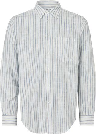 Sams&oslash;e & Sams&oslash;e L&auml;ssiges Hemd f&uuml;r M&auml;nner - - Shirts - Herren - Blau - 2XL