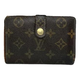 Louis Vuitton Portefeuille en cuir Pre-owned - Femme - Pre-owned - Brun - Taille: ONE Size