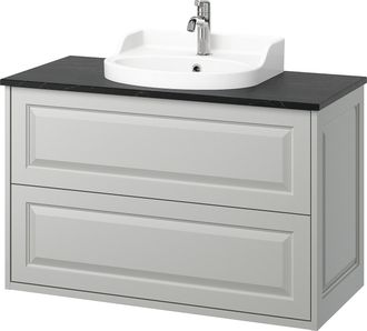 IKEA TÄNNFORSEN / RUTSJÖN Waschbschr+Schubladen/Waschb/Mibatt