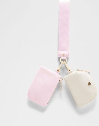 lululemon Pochette double à dragonne - Rose