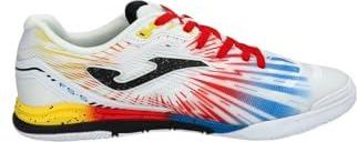Joma Chaussures de Football dintérieur pour Homme, Blanc., 45 EU