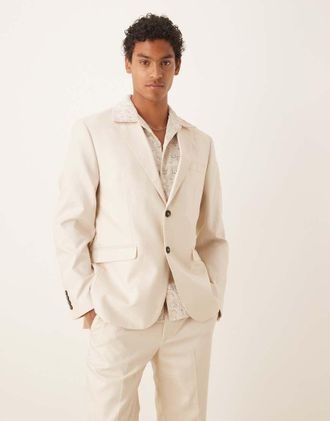 Selected Ascot - Blazer standard - Cr&egrave;me-Blanc