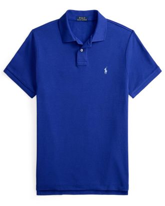 Ralph Lauren Piqu&eacute;-Poloshirt mit Logo-Stickerei, Custom Slim Fit in