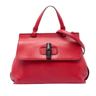 Gucci Pre-owned The Daily Satchel - Femme - Pre-owned - Rouge - Taille: ONE Size