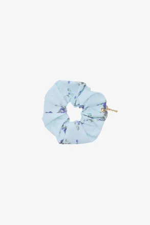 Ganni Chouchou en bleu imprim&eacute; Iced Aqua - Pour Femme