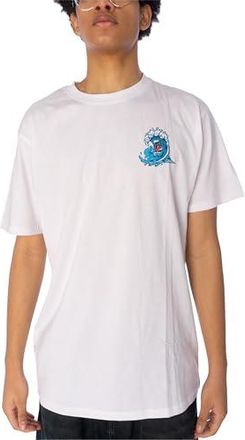 Santa Cruz Santa Cruz Screaming Wave T-shirt pour homme, Blanc., M