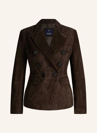 Joop Lederblazer braun