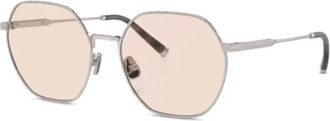 Brunello Cucinelli lunettes de soleil &agrave; monture ronde - Argent