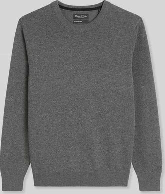 Marc O'Polo Pullover mit Logo-Stitching Crewneck