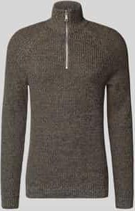Blend Slim Fit Strickpullover mit Reißverschluss Modell Darik