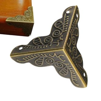 Generico Vintage-Eckenschutz-Set: Retro-Ecken, Staubschutz, gemusterte M&ouml;belkanten, antiker Stil f&uuml;r Treppen, Tische