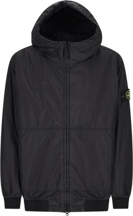 Stone Island Homme, Vestes, Noir, Taille: M Bomber Jacket