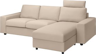 IKEA VIMLE Bezug 3er-Sofa+Récamiere