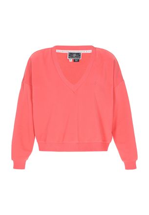 Dreimaster Dreimaster Sweatshirt Frauen Koralle