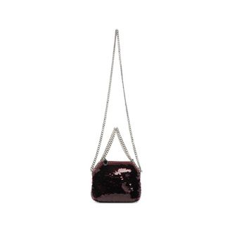 Stella McCartney Falabella Sequin-embellished Shoulder Bag