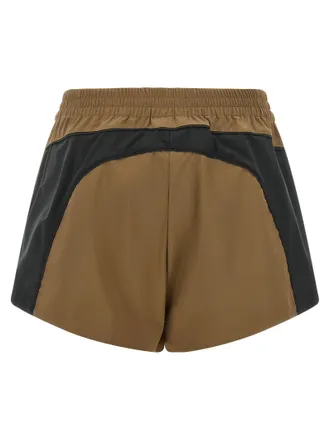 Balenciaga Techwear Colorblock Shorts - Tan