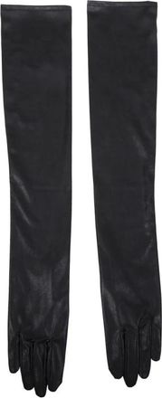 7 For All Mankind Gants longs en similicuir - Femme - Accessoires - Noir - Taille: ONE Size