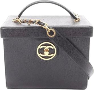 Chanel Sac &agrave; main Vintage Pre-owned - Femme - Pre-owned - Noir - Taille: ONE Size