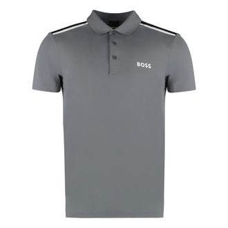 HUGO BOSS Homme, Tops, Gris, Taille: XS Polo Techno Jersey