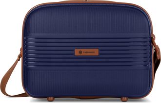 Farmhood Eco Edition nachhaltiger Hartschalen Handgepäck Kosmetik-Koffer | Stabiles Beauty-Case mit Aufsteckfunktion | 34 x 15 x 25,5 cm aus leichtem Polypropy