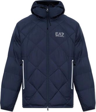 Emporio Armani Kapuzen-Daunenjacke - - Jackets - Herren - Blau - M
