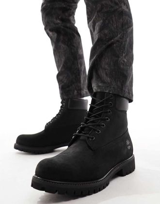 Timberland Bottines 6 pouces de qualit&eacute; sup&eacute;rieure - Noir