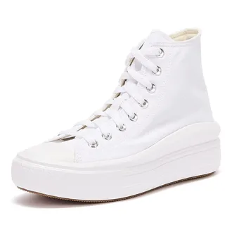Converse Chuck Taylor All Star Move Canvas Color Hi Sneaker Damen Weiss - 41 1/2 - Sneaker High Shoes
