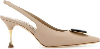Manolo Blahnik Femme, Chaussures, Beige, Taille: 36 EU Escarpin Chiaransli