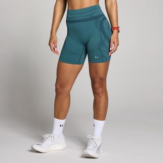 MyProtein MP Damen Hybrid Nahtlos Shorts - Sattes Petrol - XXL