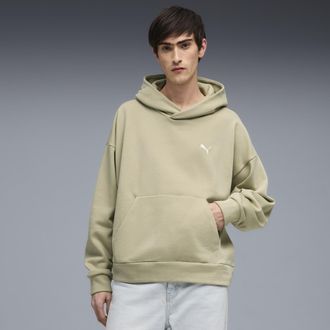 Puma Wardrobe Essentials Boxy Fleece Hoodie Herren, Kleidung,, XXL