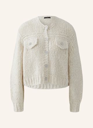 Oui Strickjacke beige