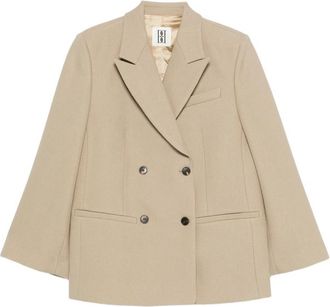 By Malene Birger Double-breasted Flap Pocket Jacket