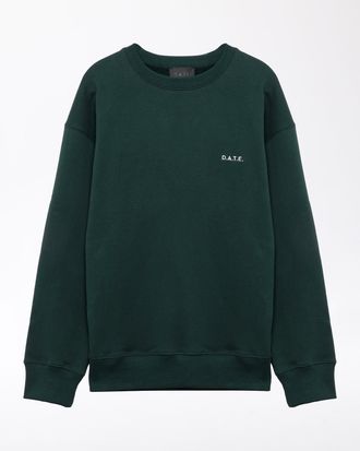 D.A.T.E. sweatshirt basic green