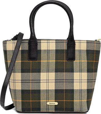Barbour cabas Birch à carreaux - Tons neutres
