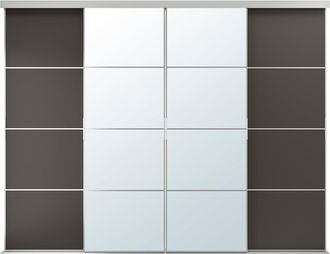 IKEA SKYTTA / MEHAMN/AULI Schiebetür-Kombination