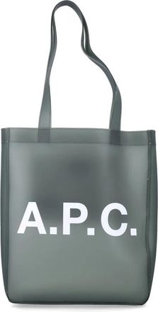 A.P.C. Shopper & Totes - Transparent Tote Bag With Smoky Finish - Gr. unisize - in Grau - f&uuml;r Damen