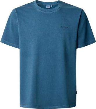 Pepe Jeans London T-Shirt Jacko pour Homme, Bleu (Sterling Blue), S, Bleu (Bleu Sterling), S