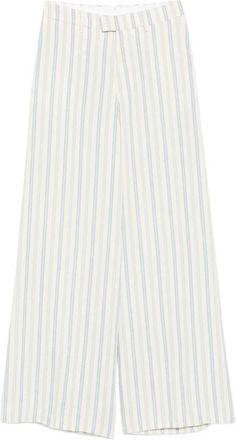 Berwick 1707 Femme, Pantalons, Multicolore, Taille: 34 FR Azure Striped Wide Leg Pantalons