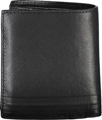 Tommy Hilfiger Saffiano Leather Wallet - Black