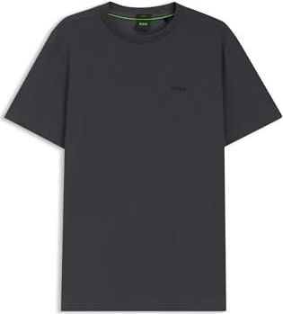 BOSS Hommes Tee T-Shirt en Coton Stretch avec Logo Contrastant