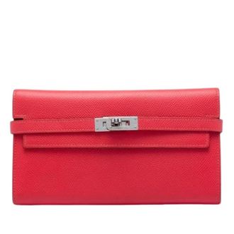 Herm&egrave;s Pre-owned Kelly Long Wallet - - Pre-owned - Damen - Rot - ONE SIZE