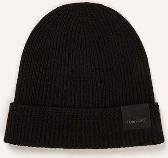 Tom Ford Cashmere-Mütze schwarz