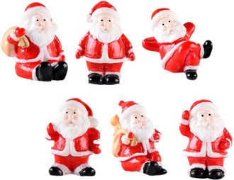 IFUNDOM 6st&uuml;cke Teiliges Set Mini Schneemann Figuren Aus Harz Niedliche Weihnachtsdeko F&uuml;r Mikrolandschaften Tischdeko Und Geschenkideen F&uuml;r Festliche Atmosph