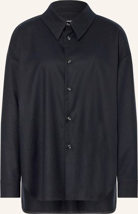 Rossi Rossi Oversized-Hemdbluse Siyan blau