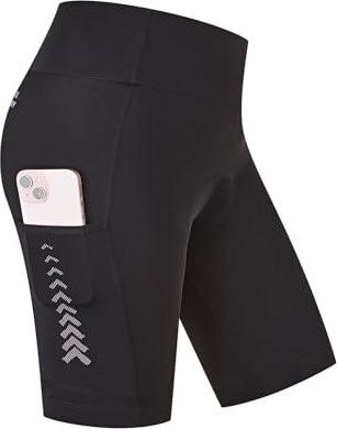 Santic Cuissard de Cyclisme Rembourr&eacute; &agrave; Haute Taille Cuissard de Cyclisme pour Femmes avec Poche et Indice UPF 50+